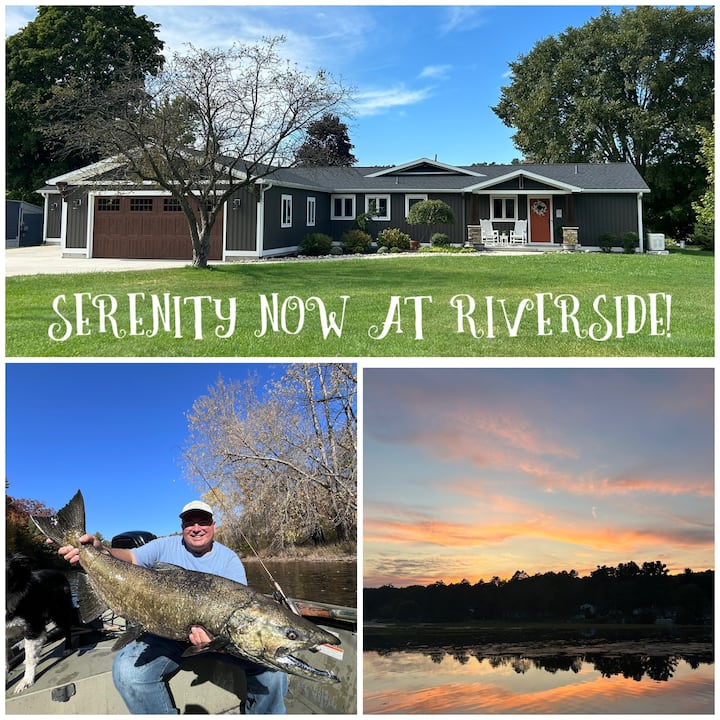 Luxury Riverfront Sanctuary - Big Rapids, MI