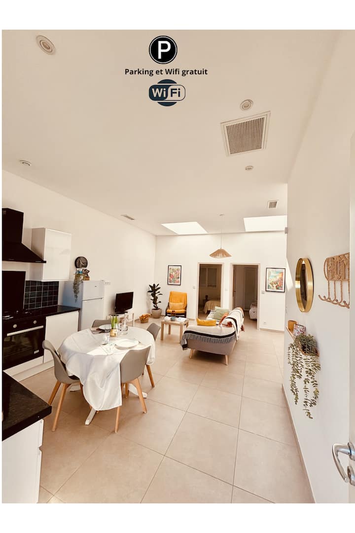 Maison 2 Chambres Idéale Famille Ou Travailleurs. - Lunel