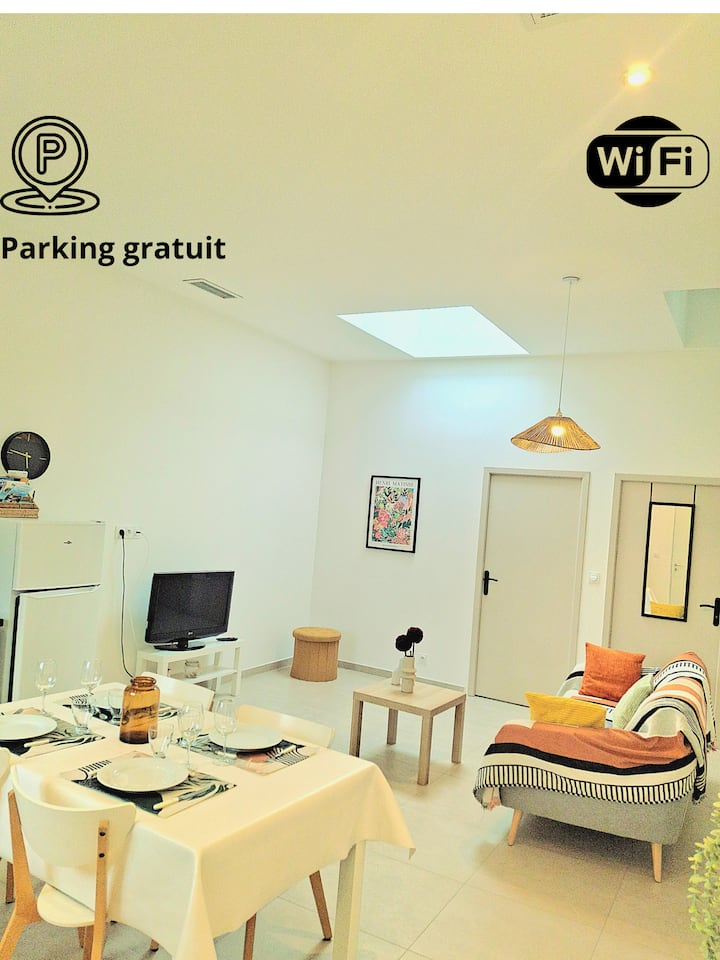 Séjour Paisible Proche Plages - 2 Chambres - Lunel