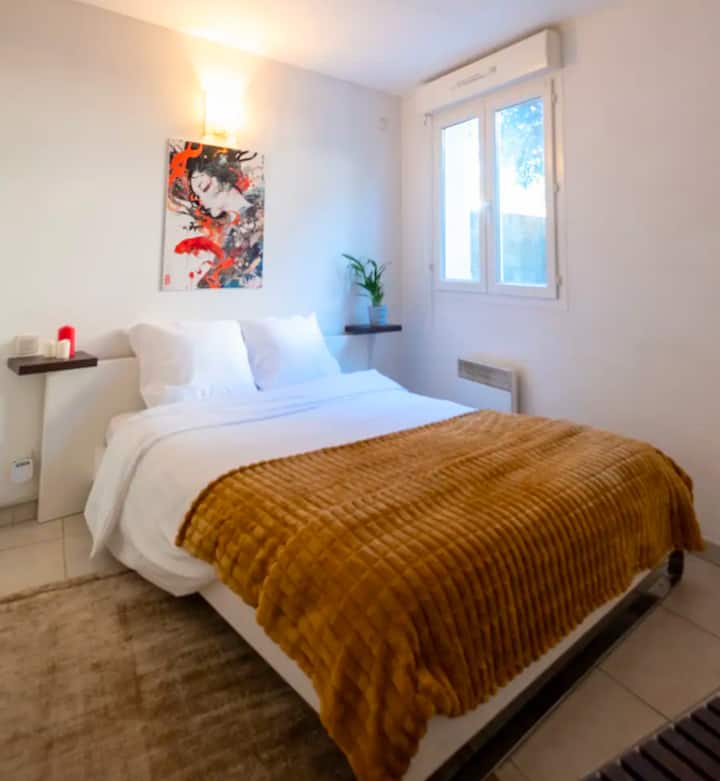 T2 Chauffage•terrasse Calme•métro•stadium Toulouse - Toulouse