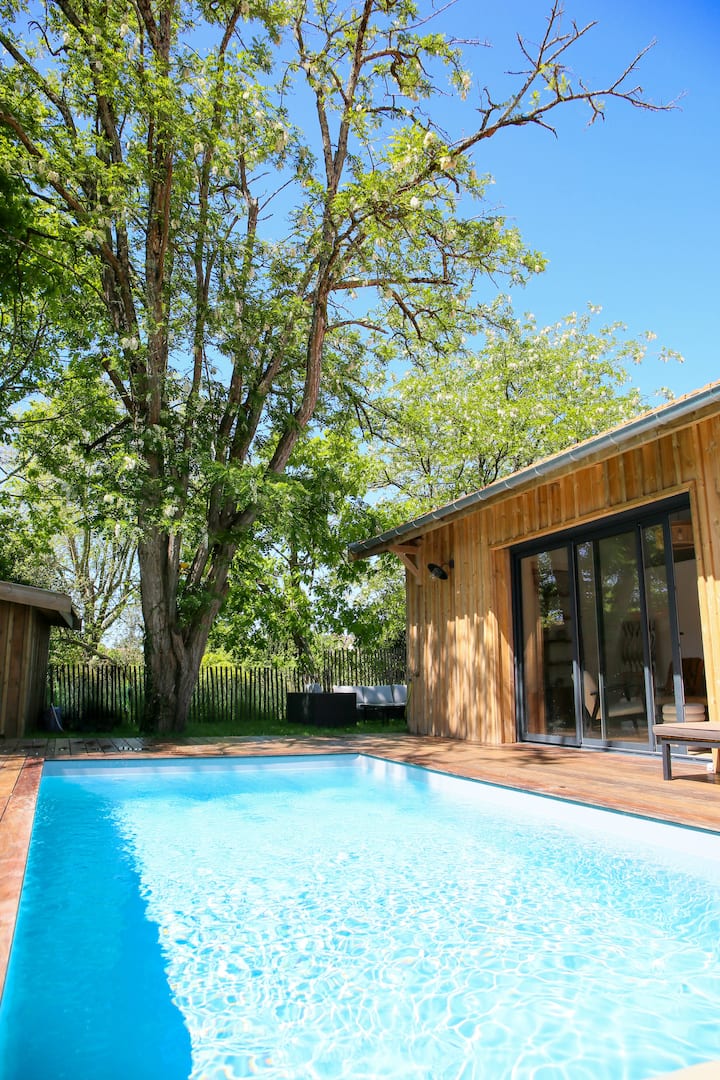 Villa "Onébien"1/9 Pers Piscine Chauffée 28°c - Gujan-Mestras