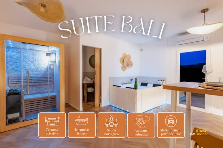 Suite Bali*balnéo&sauna*calme*parking Privé*wifi - Drôme