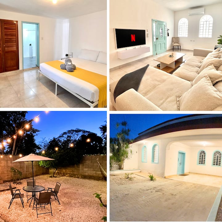 Spacious & Comfy Entire Home – Garden & Parking - Valladolid