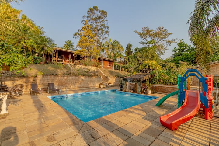 Chácara Em Atibaia Com Piscina E Sauna Privativa - Atibaia