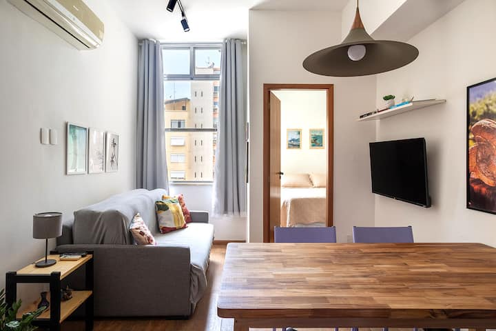 Loft Silencioso - 4 Minutos Da Praia - Rua Nobre - Rio de Janeiro