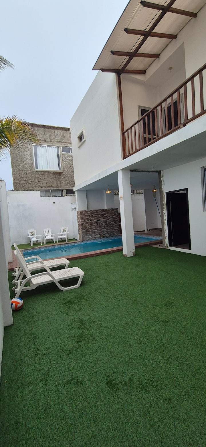 Casa Vacacional Cerca Al Mar En Menos De 1 Minuto - Playas