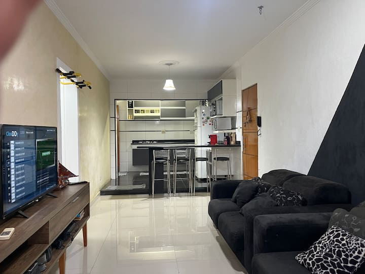 Apto Frente Praia. Vista Mar. - São Vicente