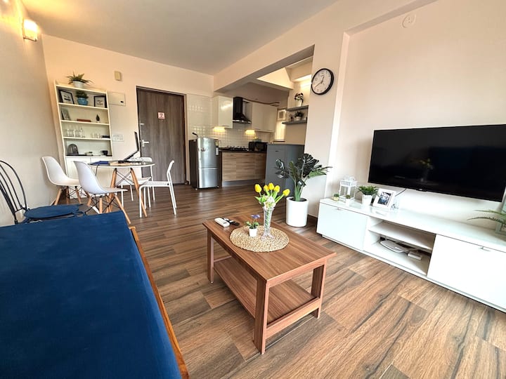 Casa Azure /Cozy1bhk/pool/assagao/nr Vagator Beach - Anjuna