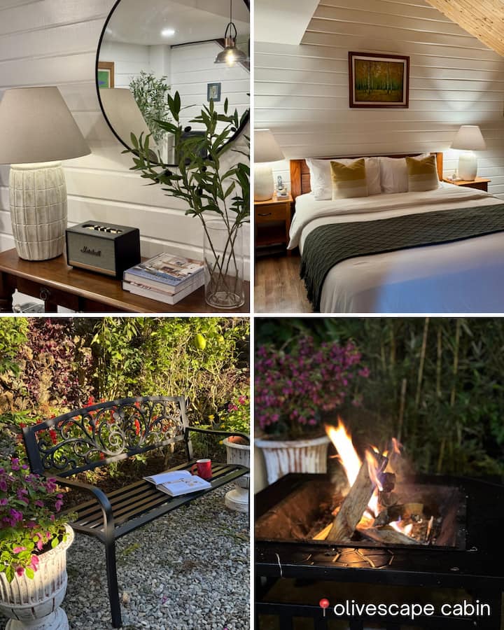 Olivescape- Charming & Cozy Wooden Cabin - Baguio