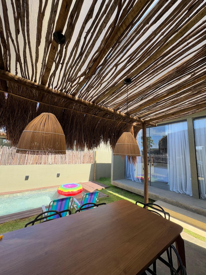 Casa ÂMbar Com Piscina Privativa A 3 Min Da Praia - São Miguel dos Milagres