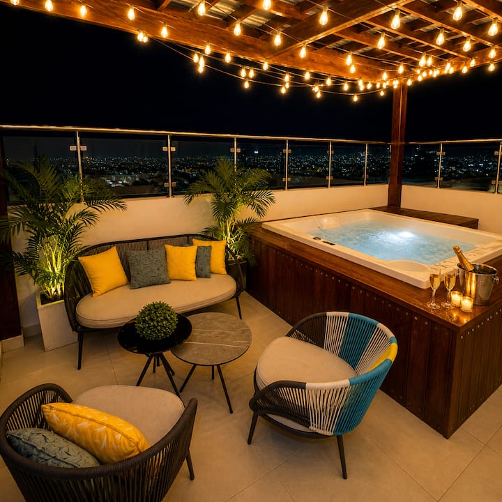 Luxury Ph W/ Private Jacuzzi + Views | Near Sti - Dominican Republic
