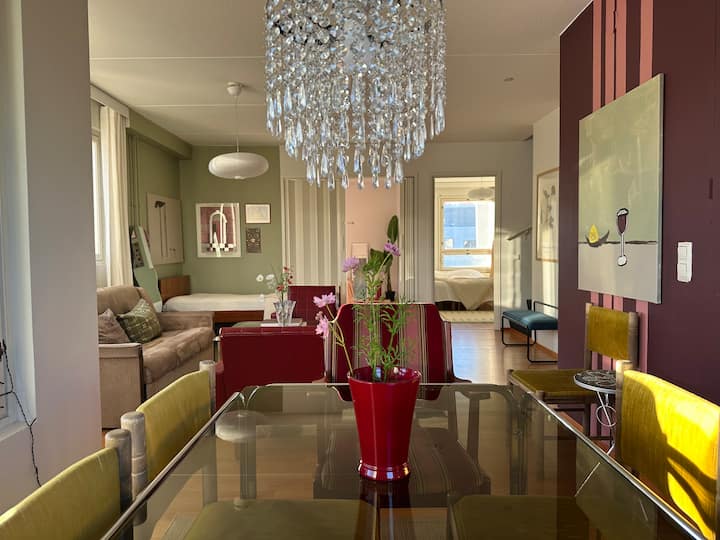 Penthouse W/ Sauna, Balcony & Rooftop Terrace - Helsinki