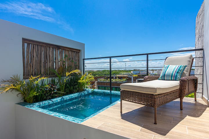 Increible Penthouse En Tulum - Riviera Maya