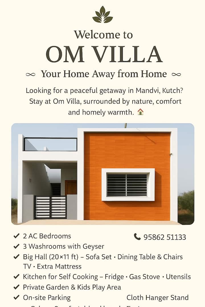 Om Villa - Mandvi