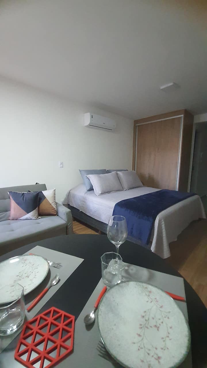 Studio Central E Moderno! Vista Deslumbrante! - Poços de Caldas