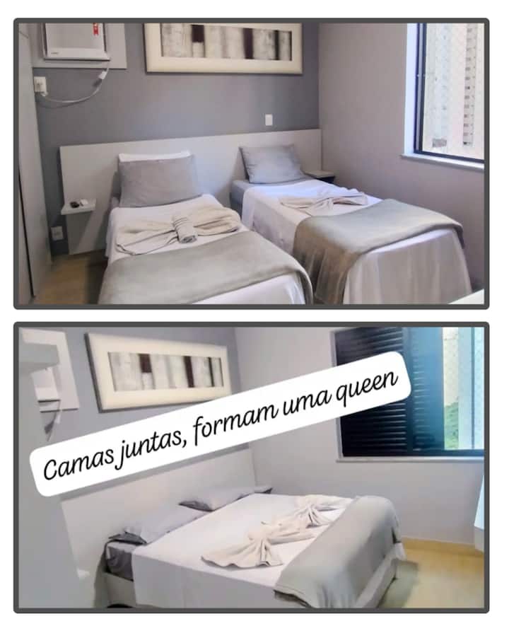 Apt Top, Lourdes/centro; Garagem/ac/familiar/wifi. - Belo Horizonte