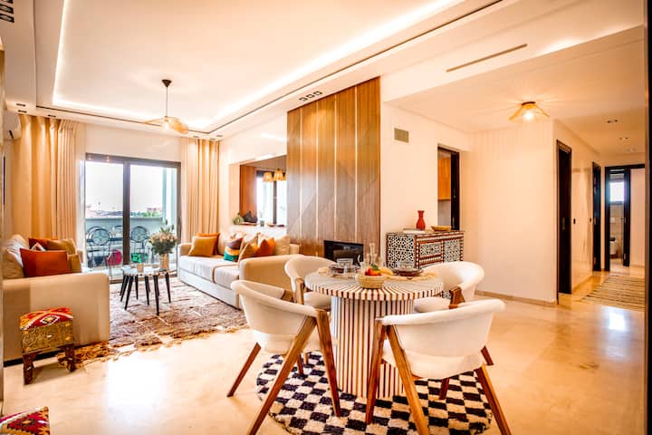 Magnifique F3 à L'hivernage. Terrasse. Rénové 1/26 - Marrakech