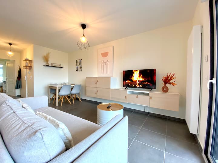 Appartement T2, Balcon Vue Lac Léman - Douvaine