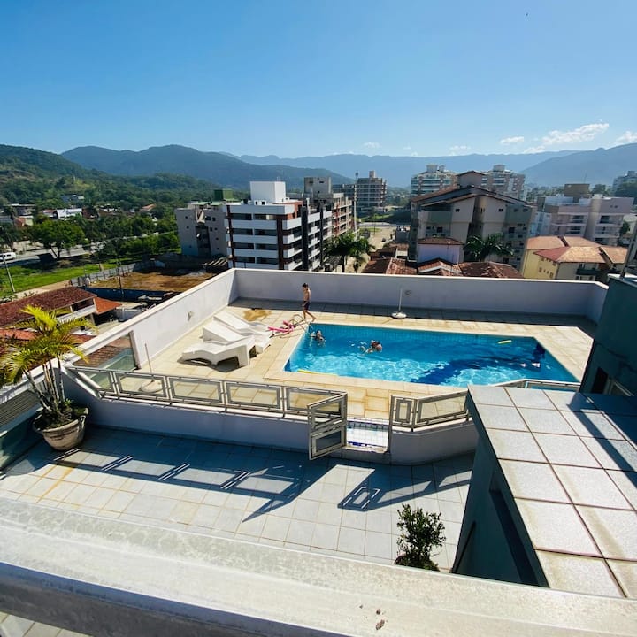 Ap Tenório – Piscina/ar Cond./250m Da Praia Grande - Ubatuba