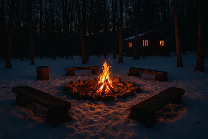 Cozy 8-acre Cabin Escape • Near Skiing & Trails - Port Jervis, NY