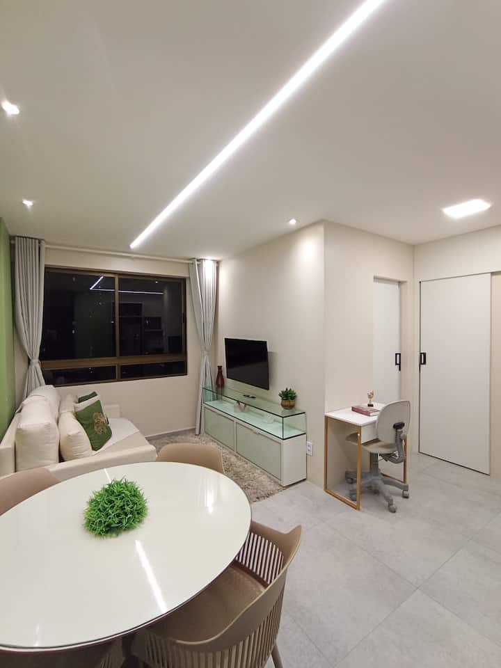 Incrível Flat Prox Shopping, Praia, Em Boa Viagem - Recife