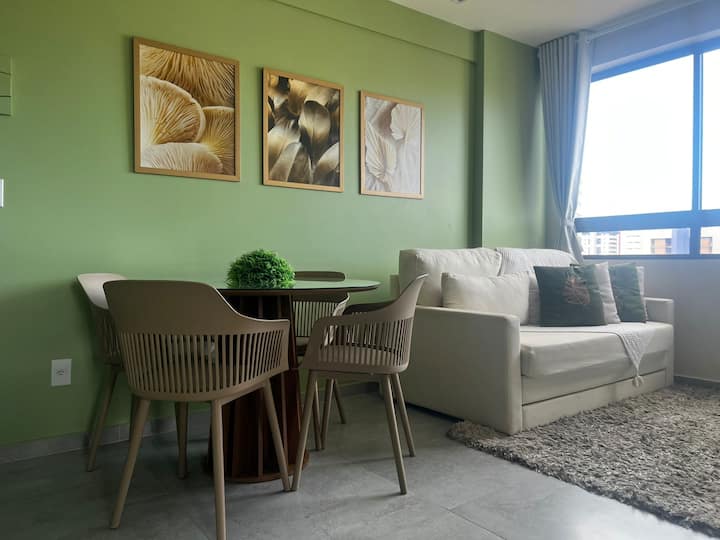 Acolhedor Flat Prox Shopping, Praia, Em Boa Viagem - Boa Viagem