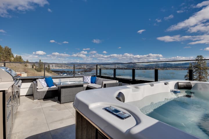 Rftp Patio+hottub/waterfront/4bed+4bath - West Kelowna