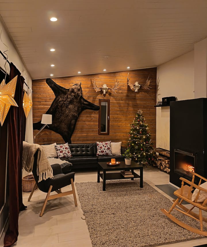 Lomakohde Revontulien Alla Lapin Luonnon Keskellä - Lapland