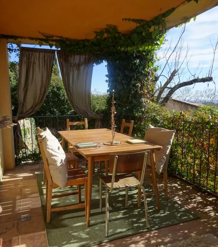 Près De Lourmarin : Terrasse, Patio Et Jardin ! - Lourmarin