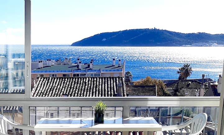 Mourillon T3 Vue Mer 180° Calme à 200m Des Plages - French Riviera