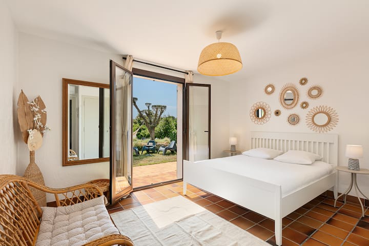 Maison Paisible, Mer 10 Min Auto - Juan-les-Pins