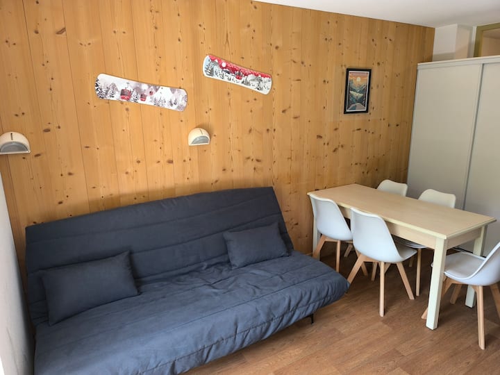 Apt 4/6 Personnes Au Pied Des Pistes - Saint-François-Longchamp