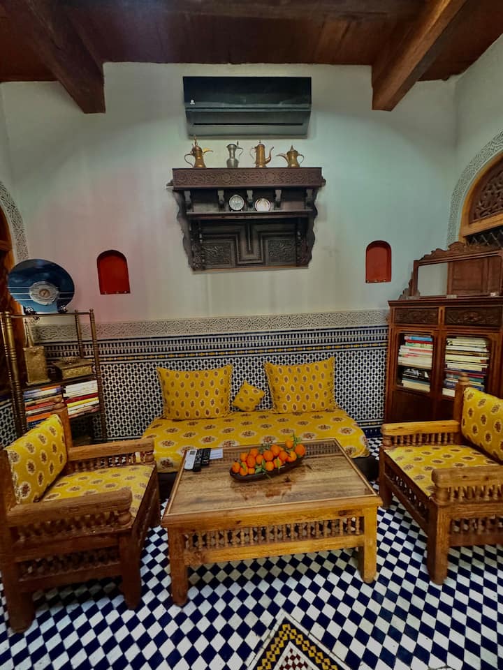 Riad Tagore Privé,petit Déj Inclus à 94mbit/s - Fès