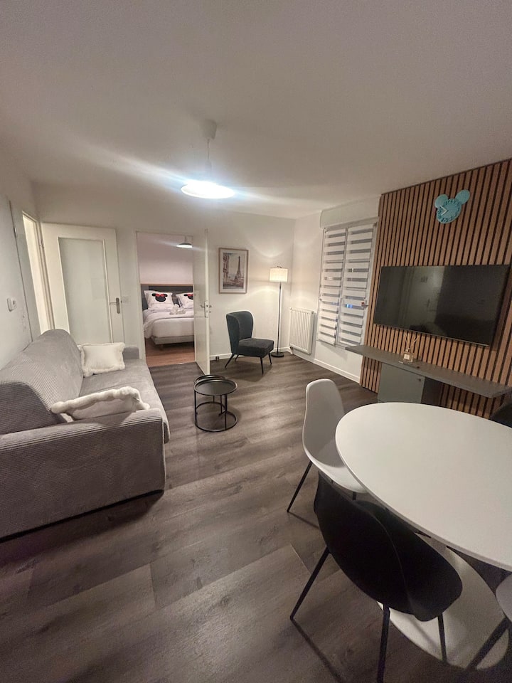 Appartement Raiponce - Au Pied Gare Val D’europe - Chessy