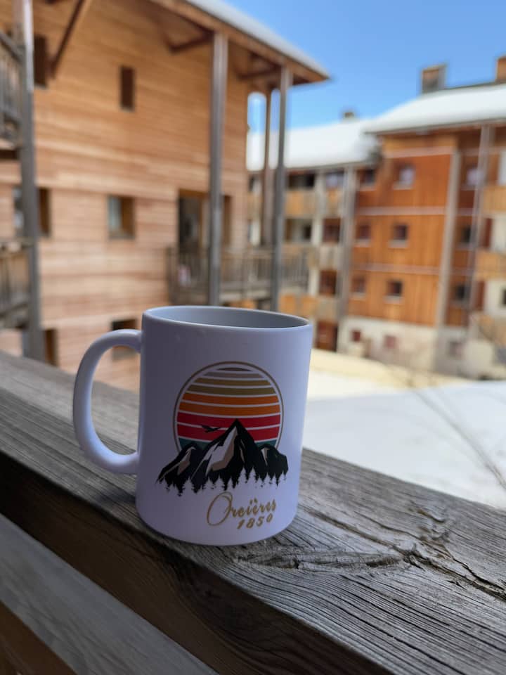 Charmant T2+cabine/canapé Lit - Orcières