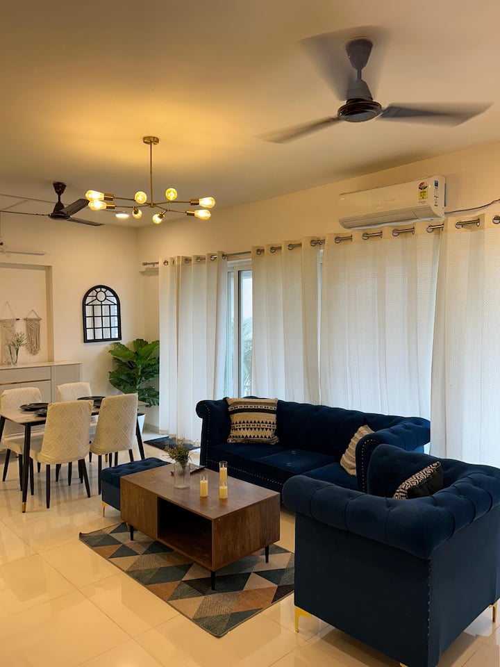 2 /3bhk With Skylounge & Pool - 푸네