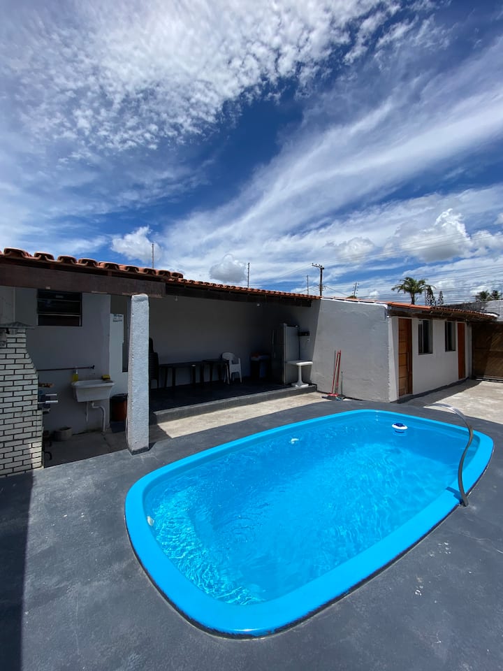 Casa 2 Praia Jacaraipe Com Piscina - Serra