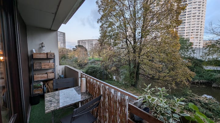 T3 De 60m2 - Vue Canal - Parking Privé - Rennes