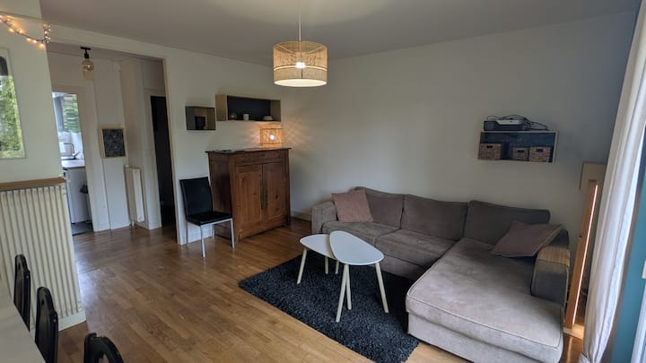 T3 De 60m2 - Vue Canal - Parking Privé - Rennes