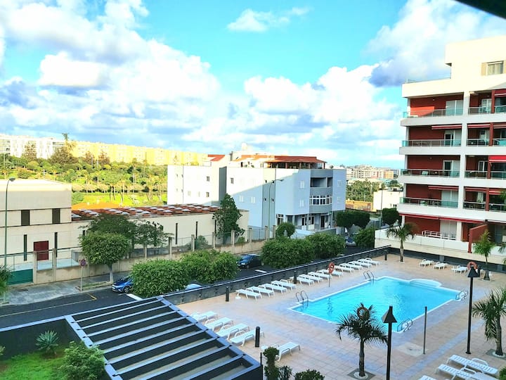 Habitación Con Vistas Atardecer Y Piscina - Las Palmas de Gran Canaria