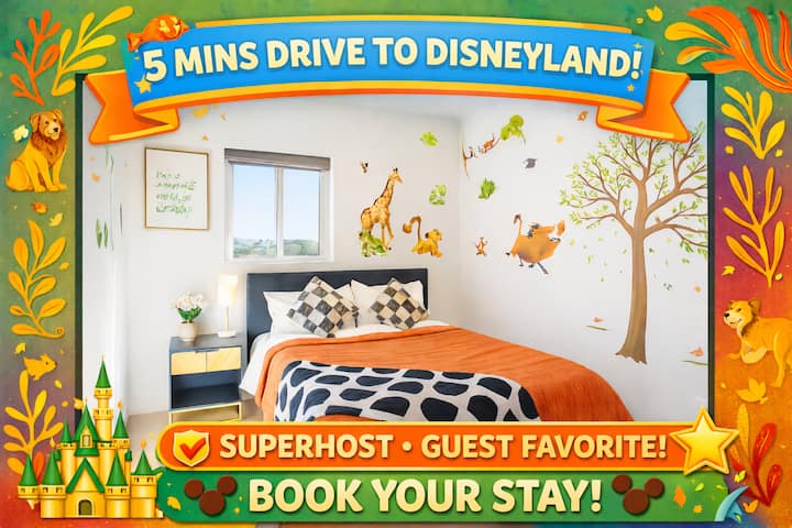 S2 2026 Charming Cozy Home • 5 Mins To Disneyland - Star Wars: Galaxy's Edge, Anaheim