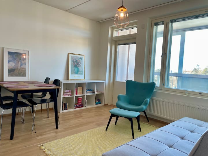 Skyviewsuite, 2br W/sauna&balcony, Near Train St. - Vantaa
