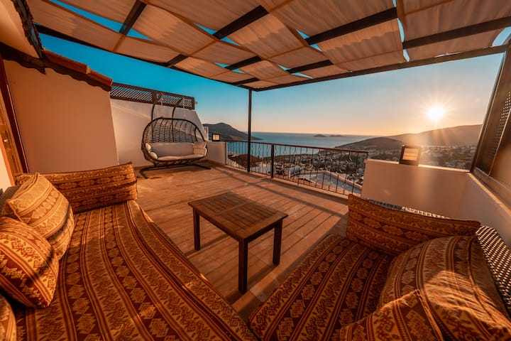 Villa Caledonia | Premium Sea View & Private Pool - Kalkan