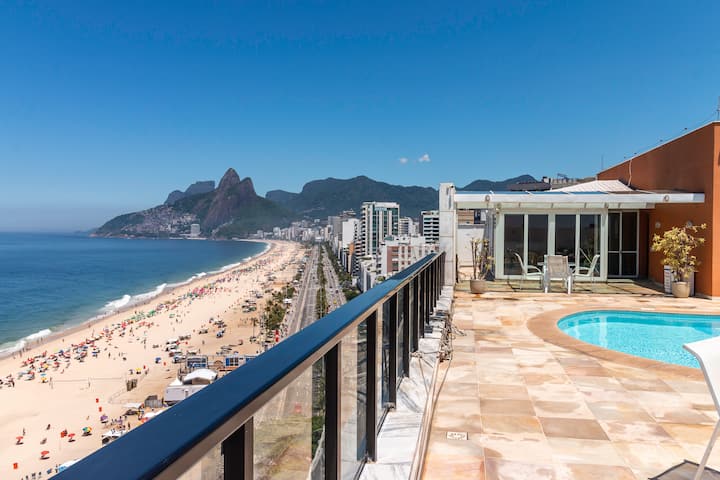 Sea View In Ipanema Rio With Pool And Gym - Rio de Janeiro