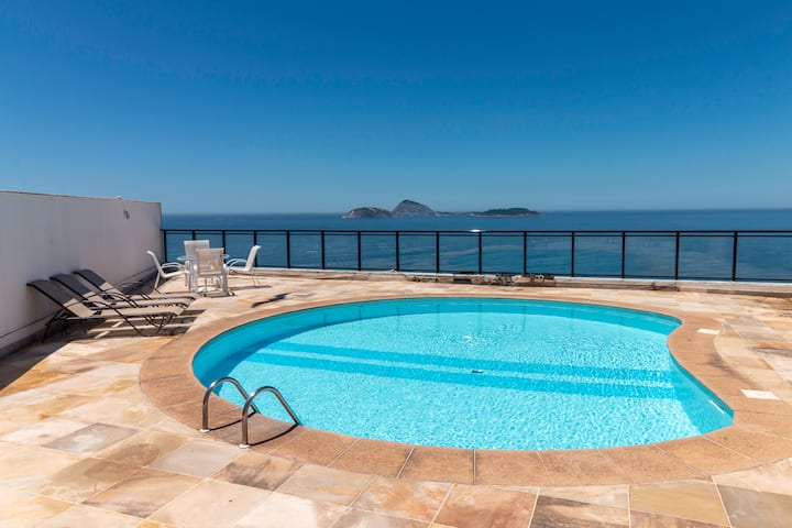 Sea View In Ipanema Rio With Pool And Gym - Glória