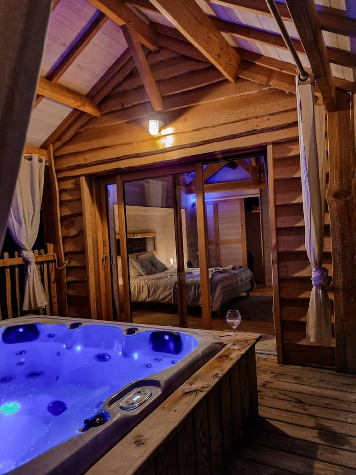 Cabane Xxl Spa Et Sauna Privatif - Brive-la-Gaillarde