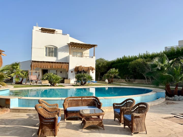 South Golf Villa 4br Private Pool & Pool Table - Hurghada