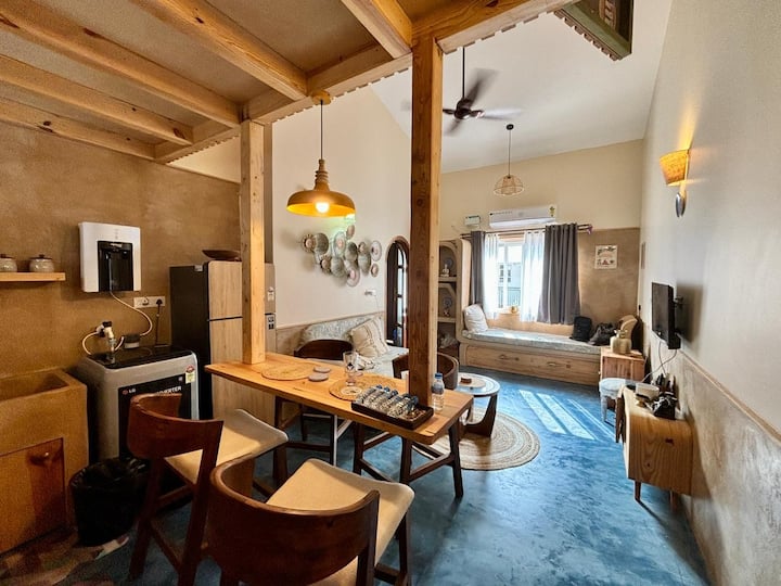 204 Earthy Escape - Localvibe Siolim - Goa