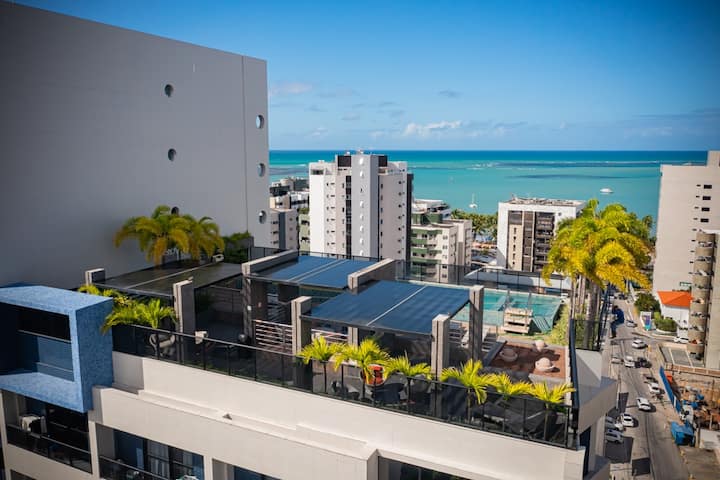 Edif Time. Localização Top Ponta Verde - Pajuçara - Maceió