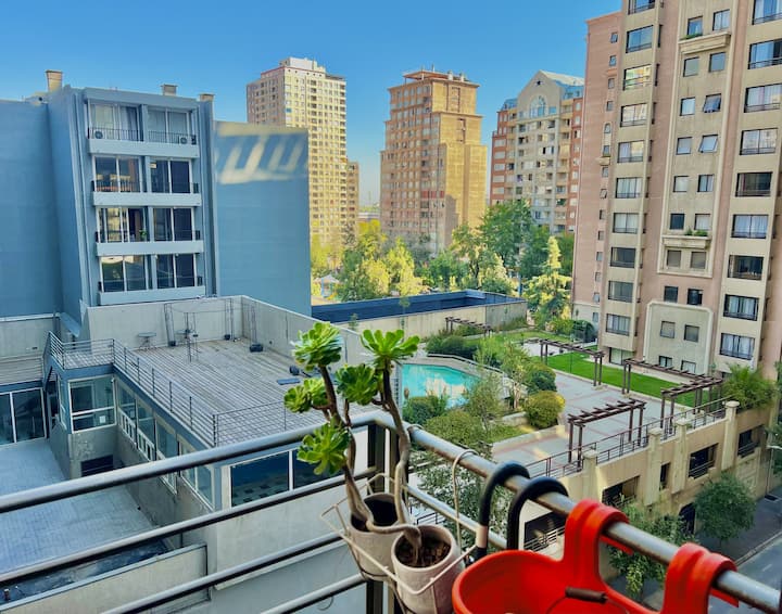 Apartamento Sta. Lucía+desayuno+aire Acondicionado - Providencia